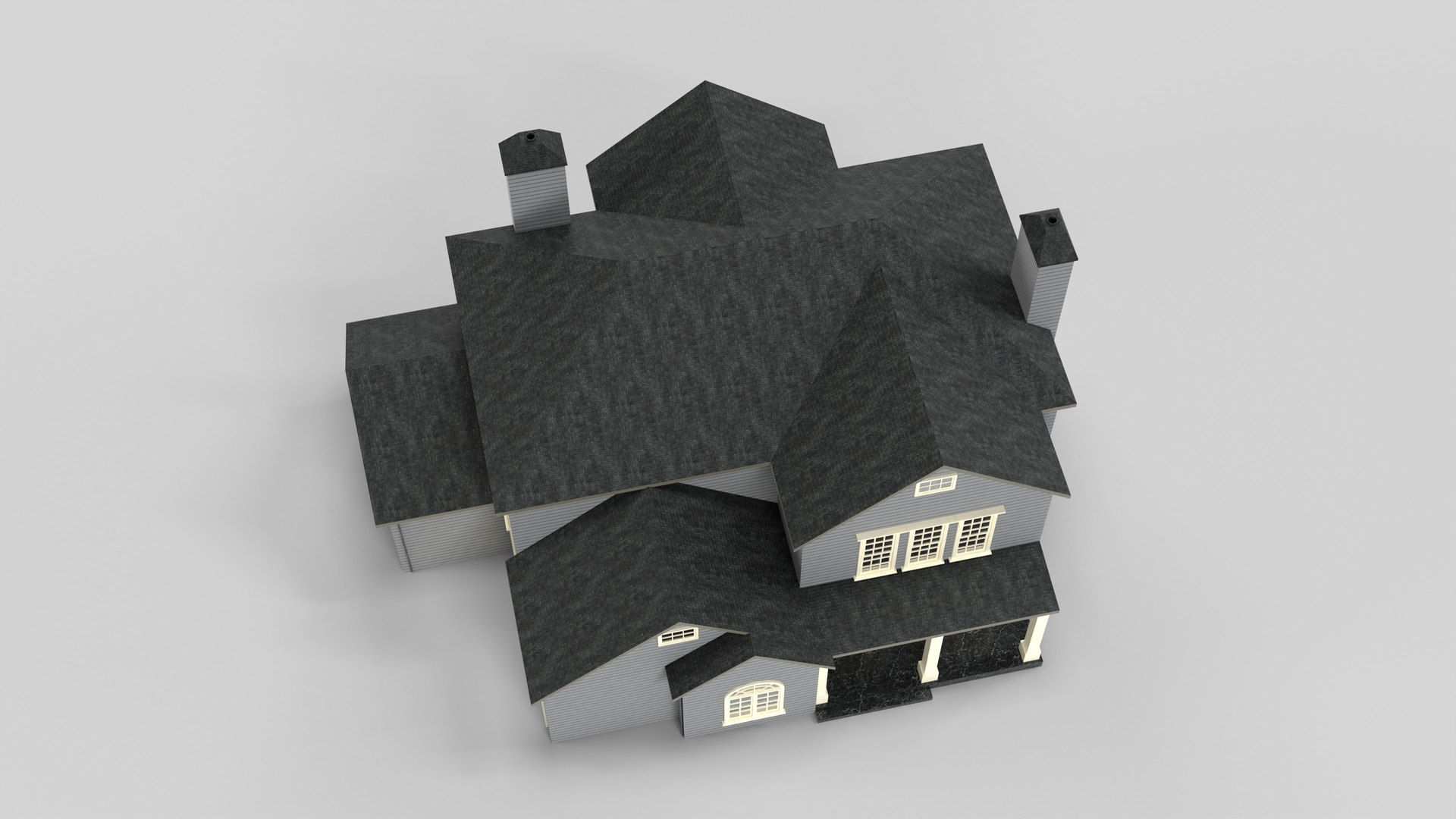 Neighborhood House 17T2 3D Model - TurboSquid 2220470