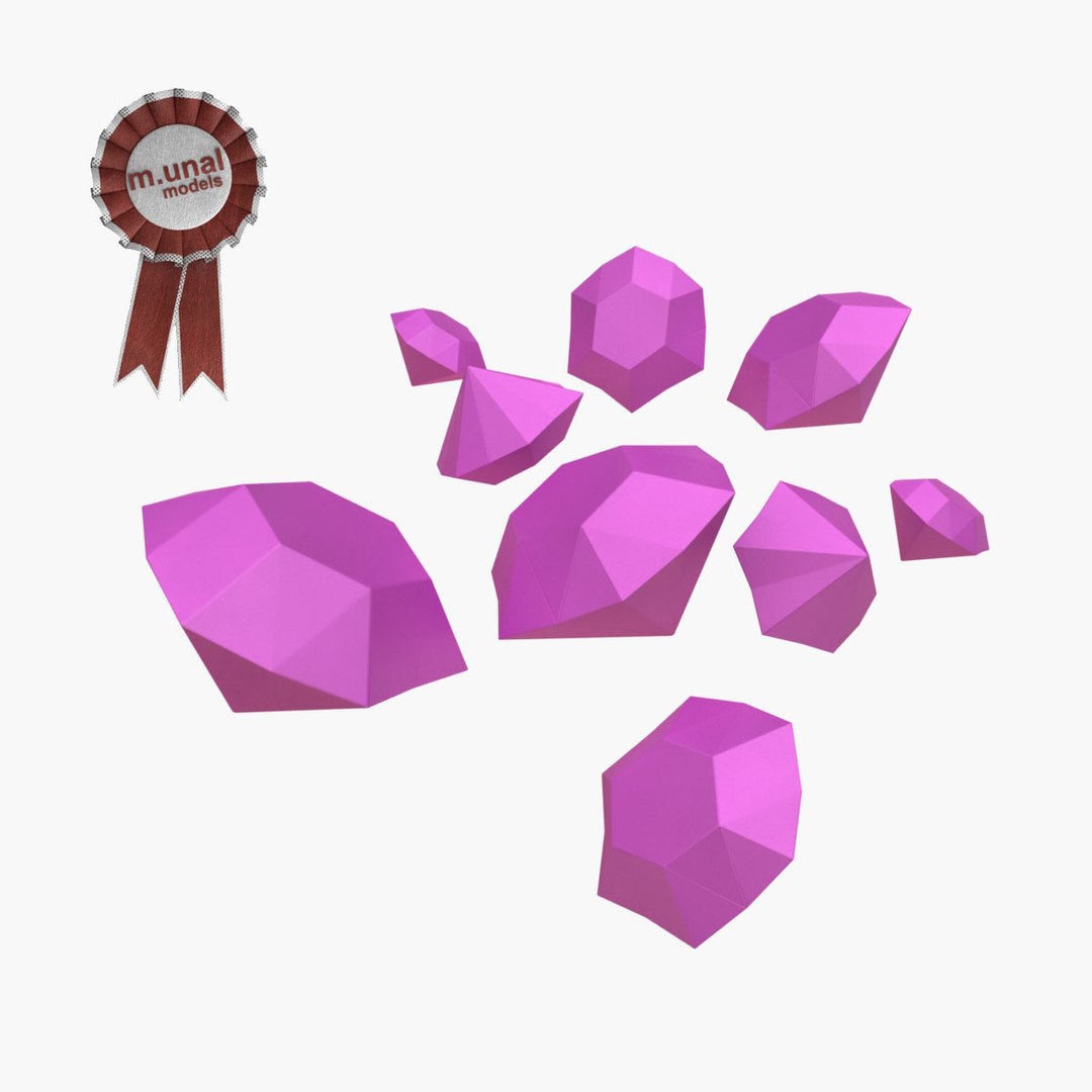 3D Gem Set - TurboSquid 1234193