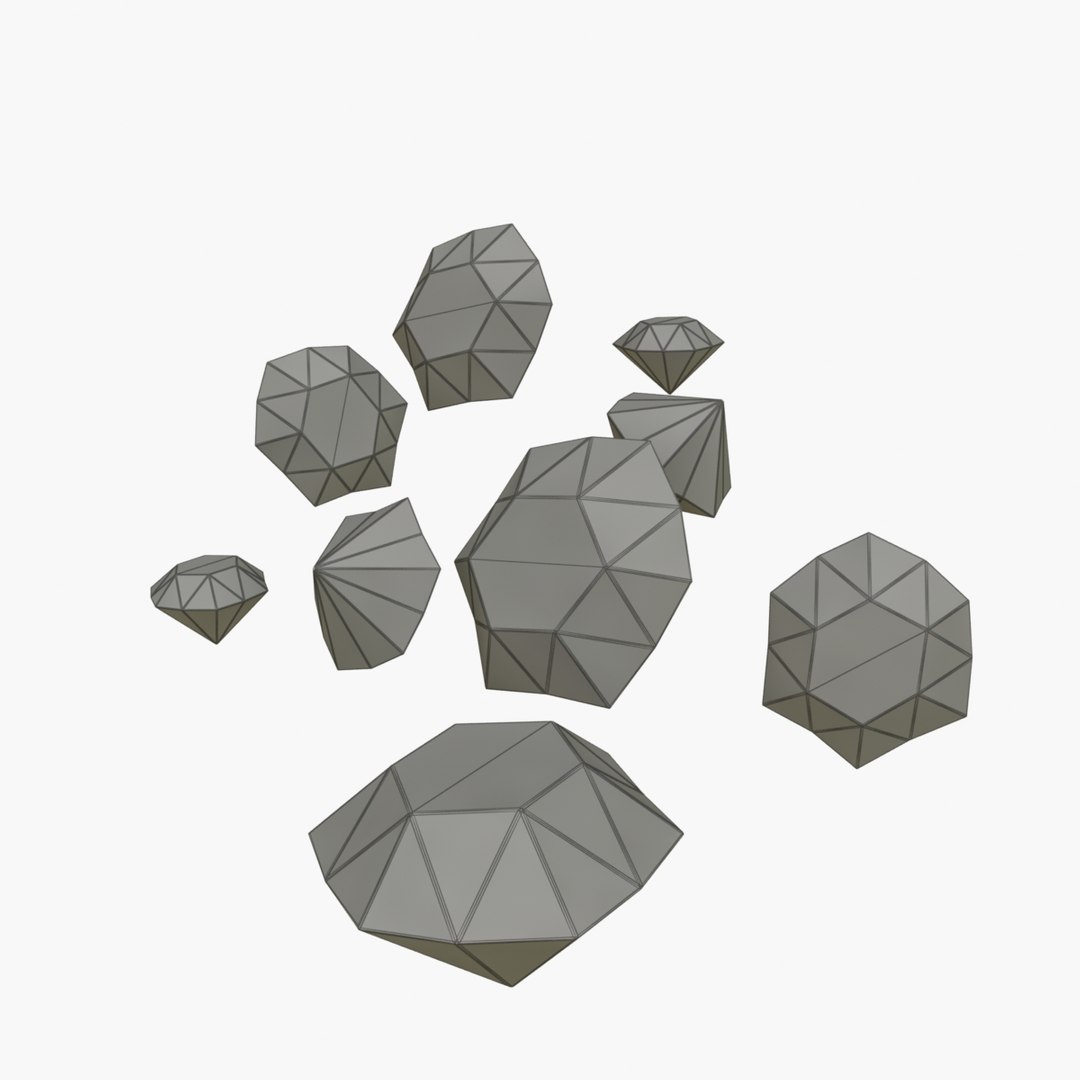 3D Gem Set - TurboSquid 1234193