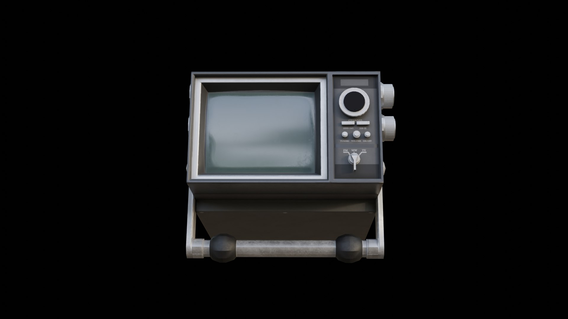 3D Vintage Portable TV - TurboSquid 2264922