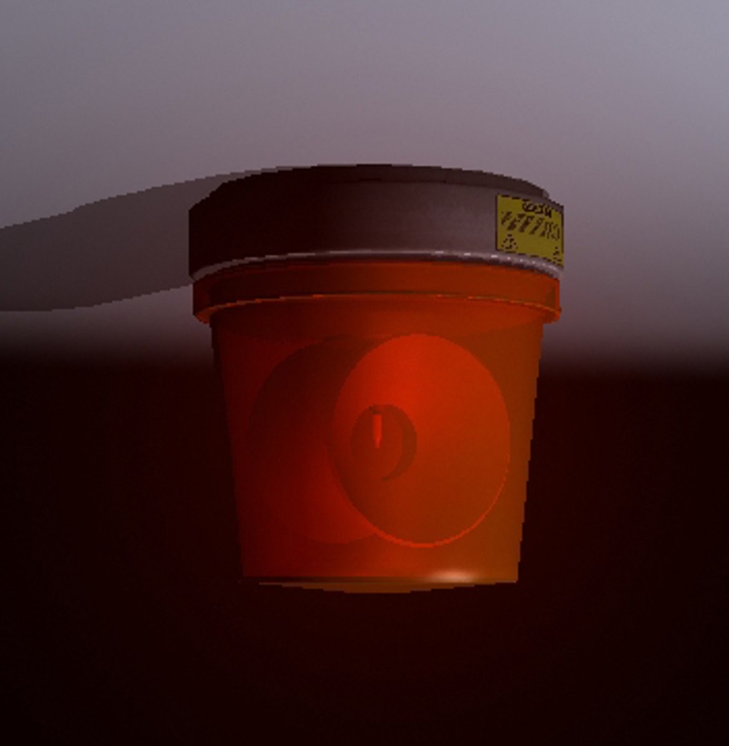 Red Alarm Light 3d Obj