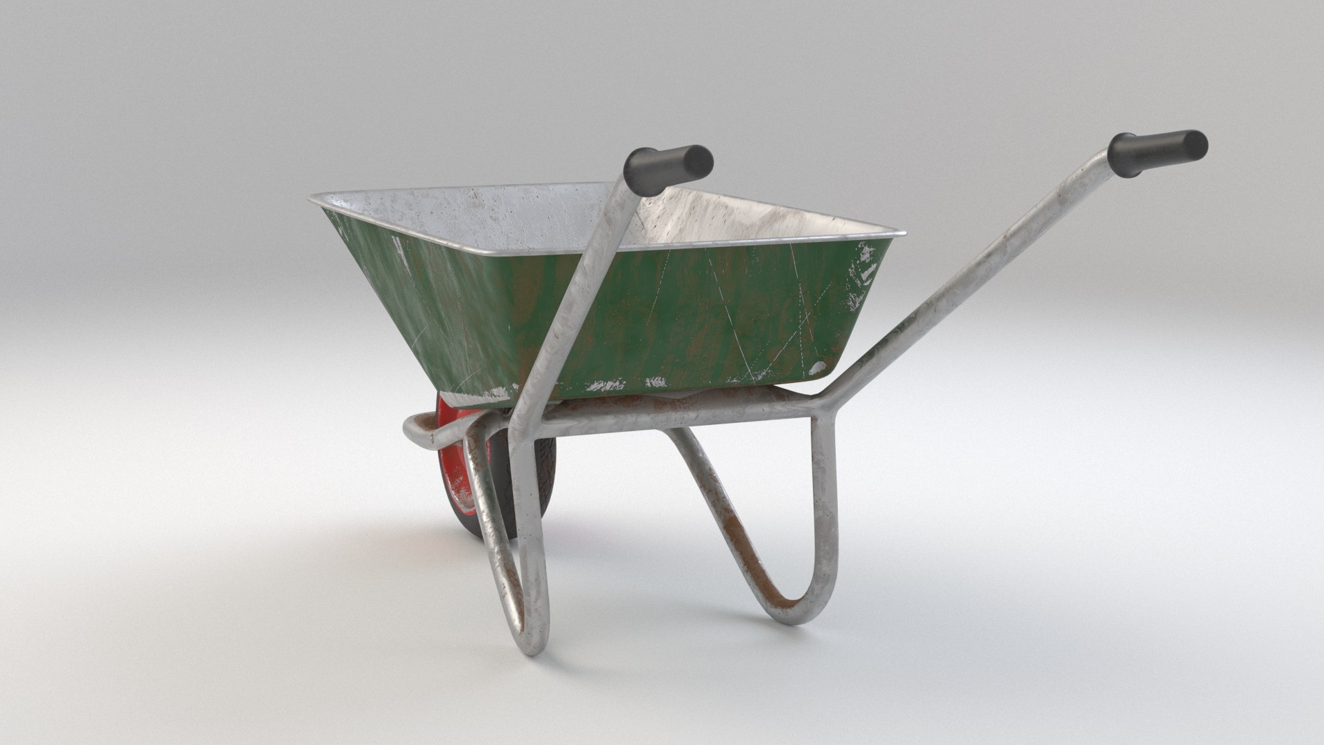 Wheelbarrow 3D model - TurboSquid 1996618
