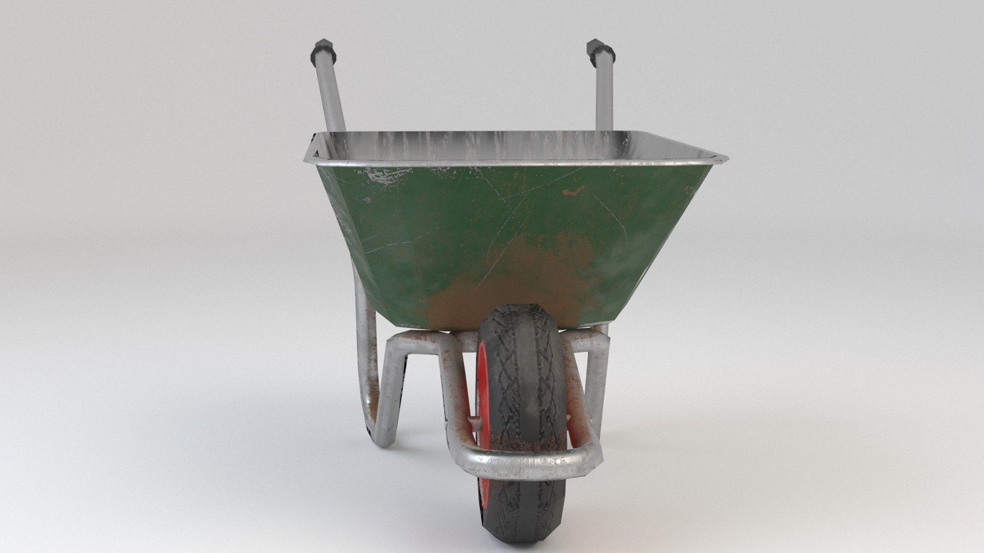 Wheelbarrow 3D model - TurboSquid 1996618
