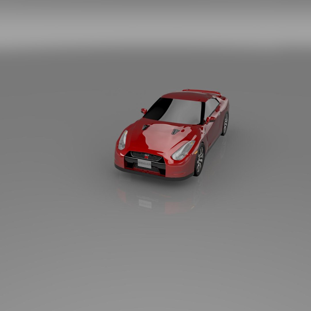 3d Nissan Gtr Model