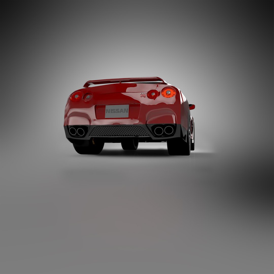 3d Nissan Gtr Model