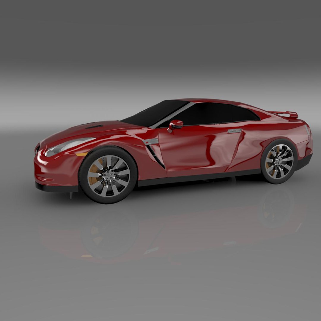 3d Nissan Gtr Model