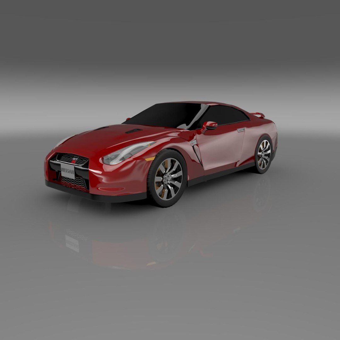 3d Nissan Gtr Model