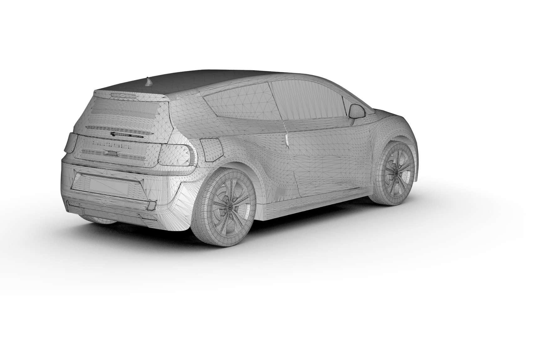 Gunsel B9 Electric Car 3D - TurboSquid 1954485