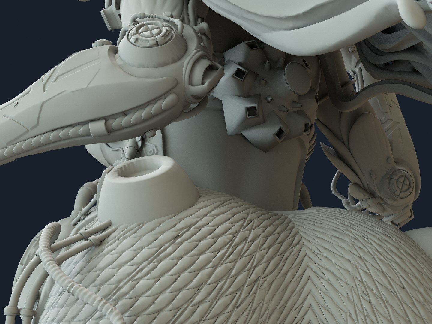 Sci-FI Mermaid - 3D print ready - 3D print model 3D model - TurboSquid ...