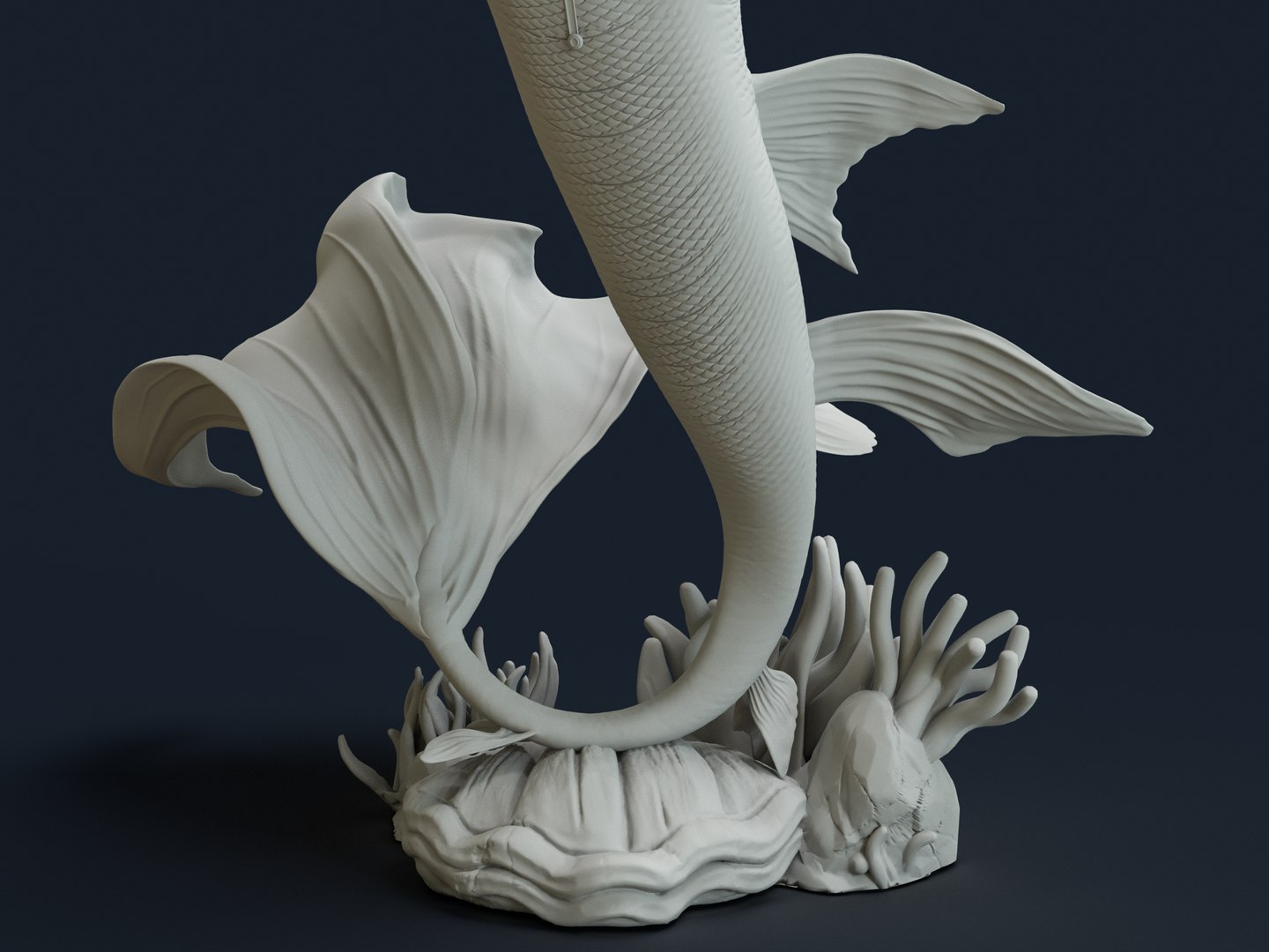 Sci-FI Mermaid - 3D print ready - 3D print model 3D model - TurboSquid ...