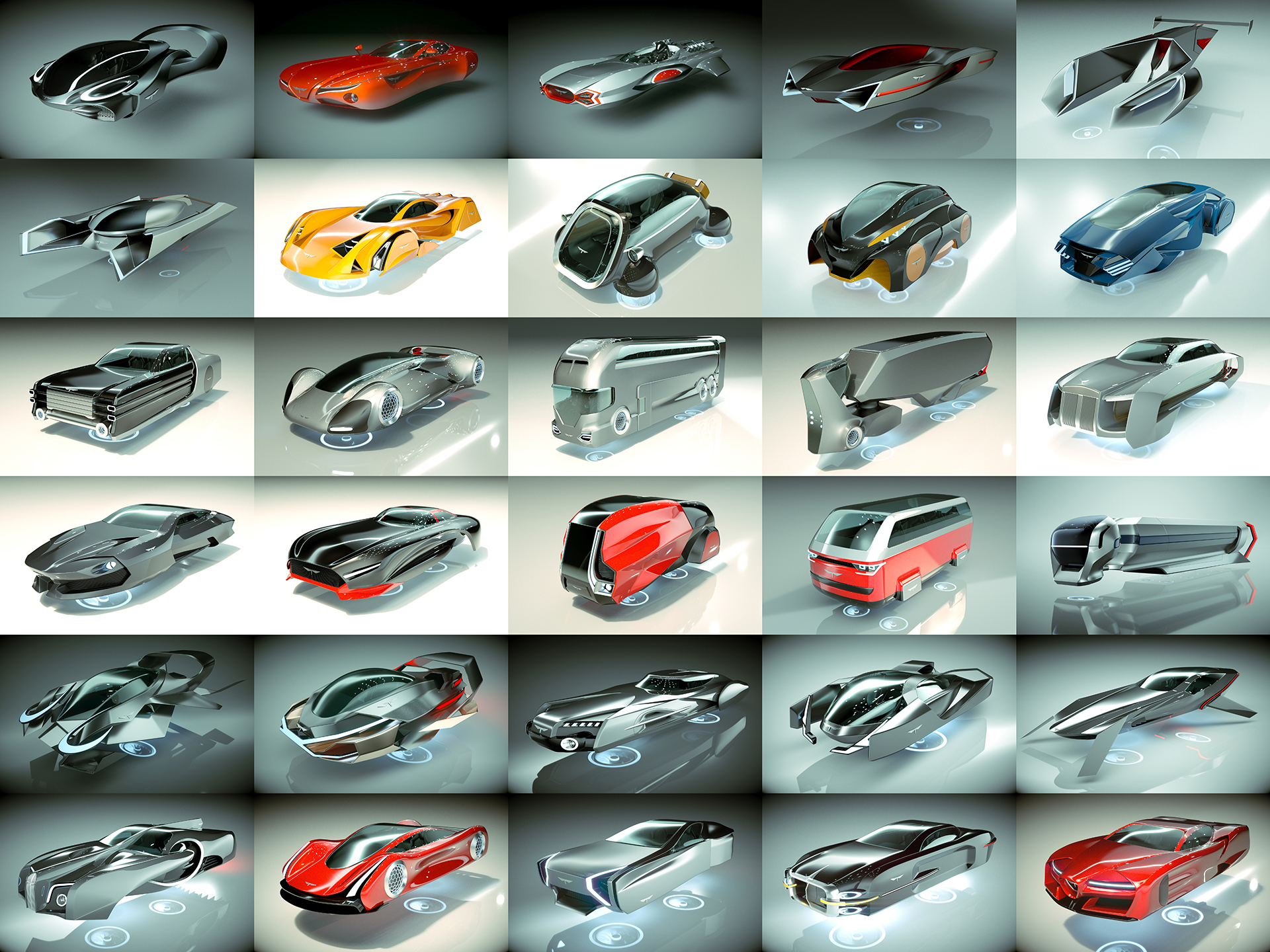 30 1 cool hover car model - TurboSquid 1371662