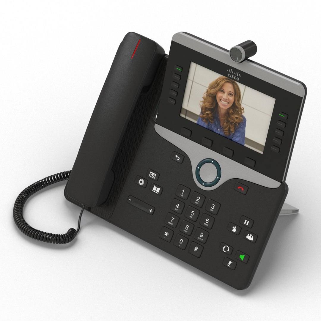 3d Model Cisco Ip Phone 8865