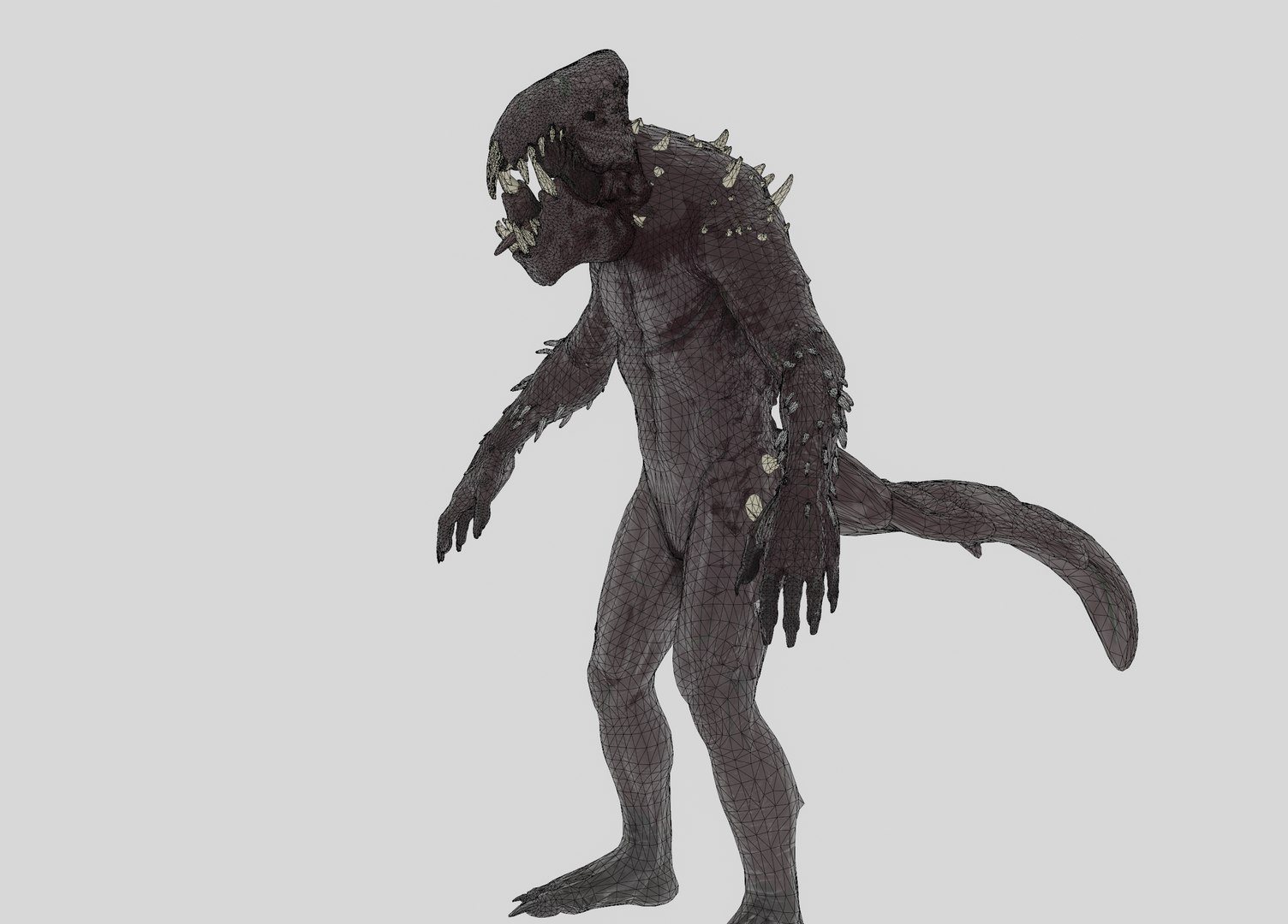 3D Fantasy Creature - Zorg - Low-poly Game-Ready Character - TurboSquid ...