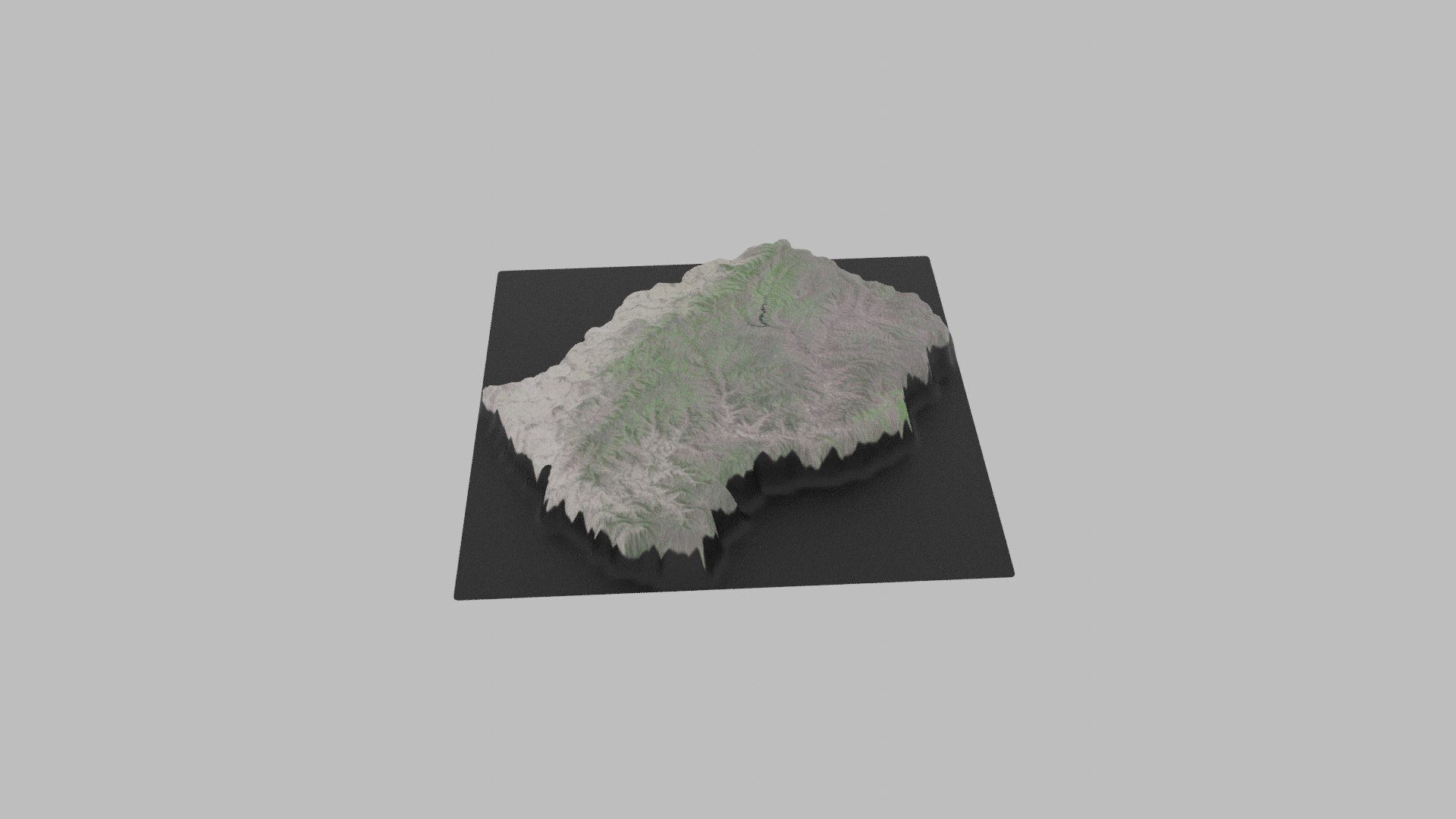 Lesotho Map Country 3D Model - TurboSquid 2076233