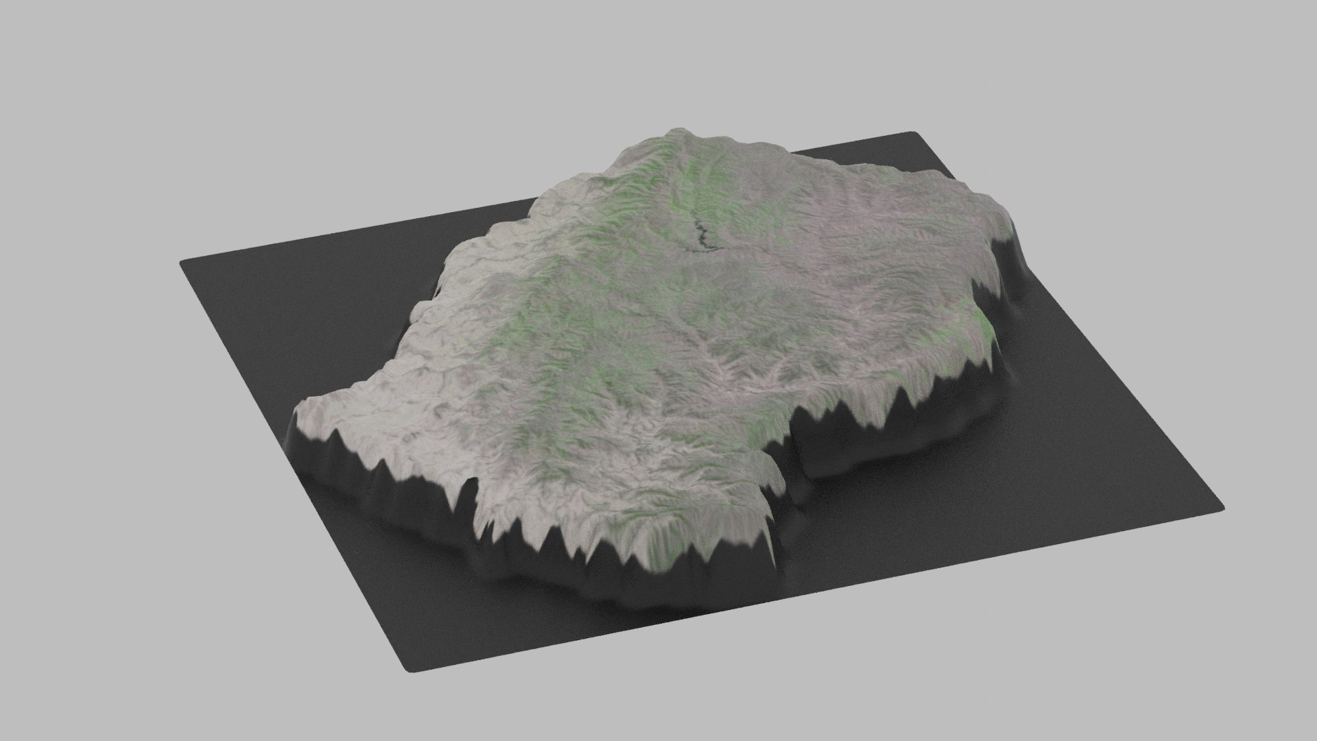 Lesotho Map Country 3D Model - TurboSquid 2076233