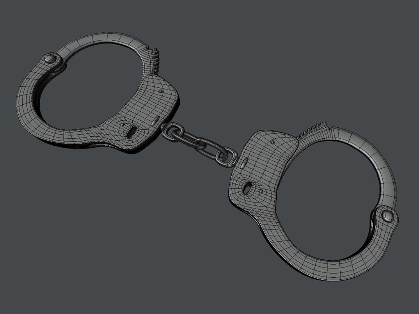 3d Handcuff Cuff Model