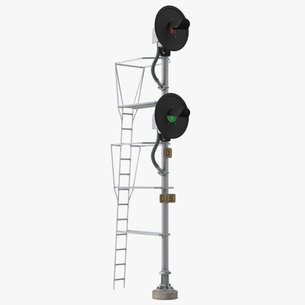 Searchlight Railroad Signal Double 3D-Modell - TurboSquid 2035601