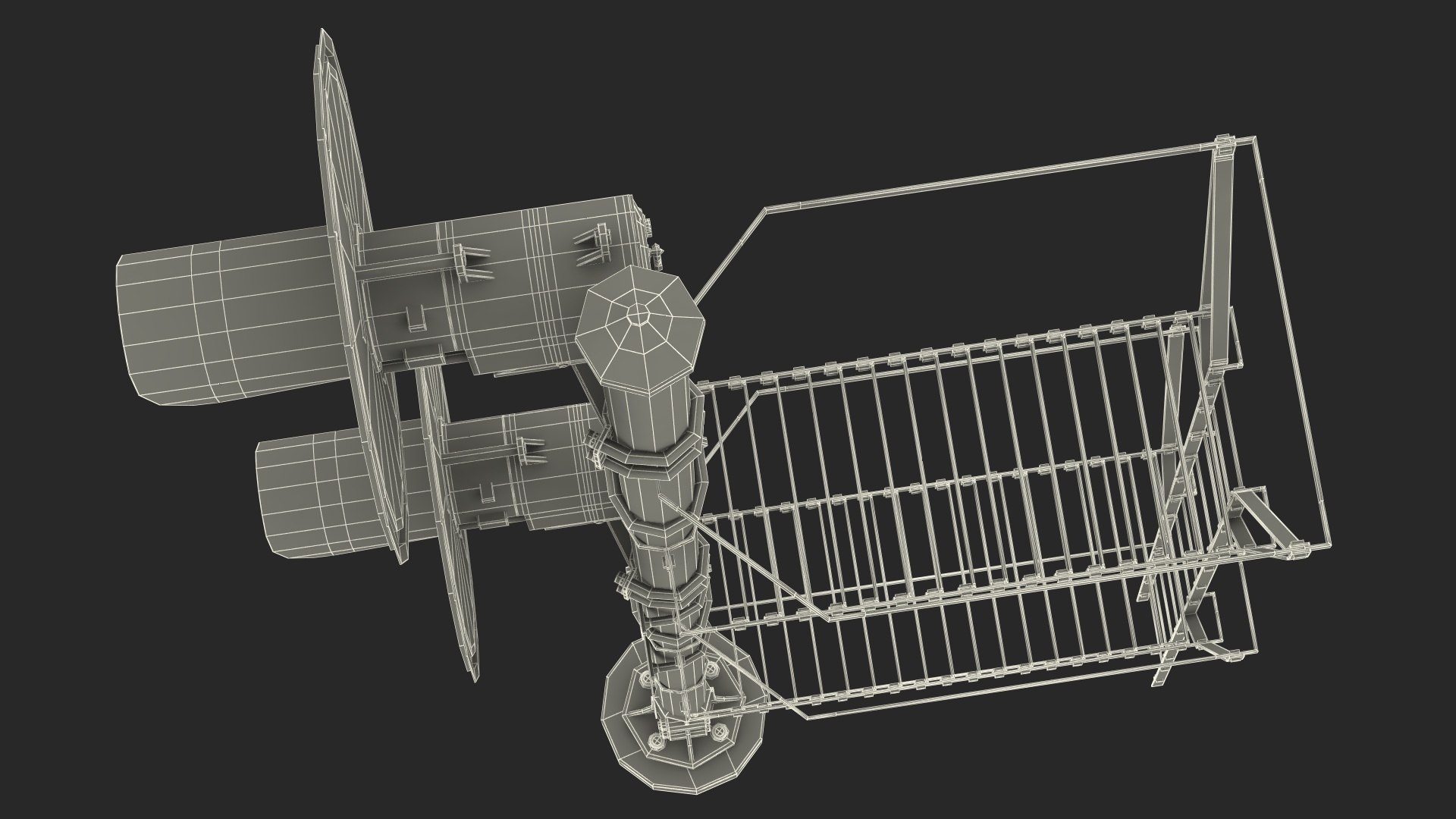 3D Model Searchlight Railroad Signal Double - TurboSquid 2035601