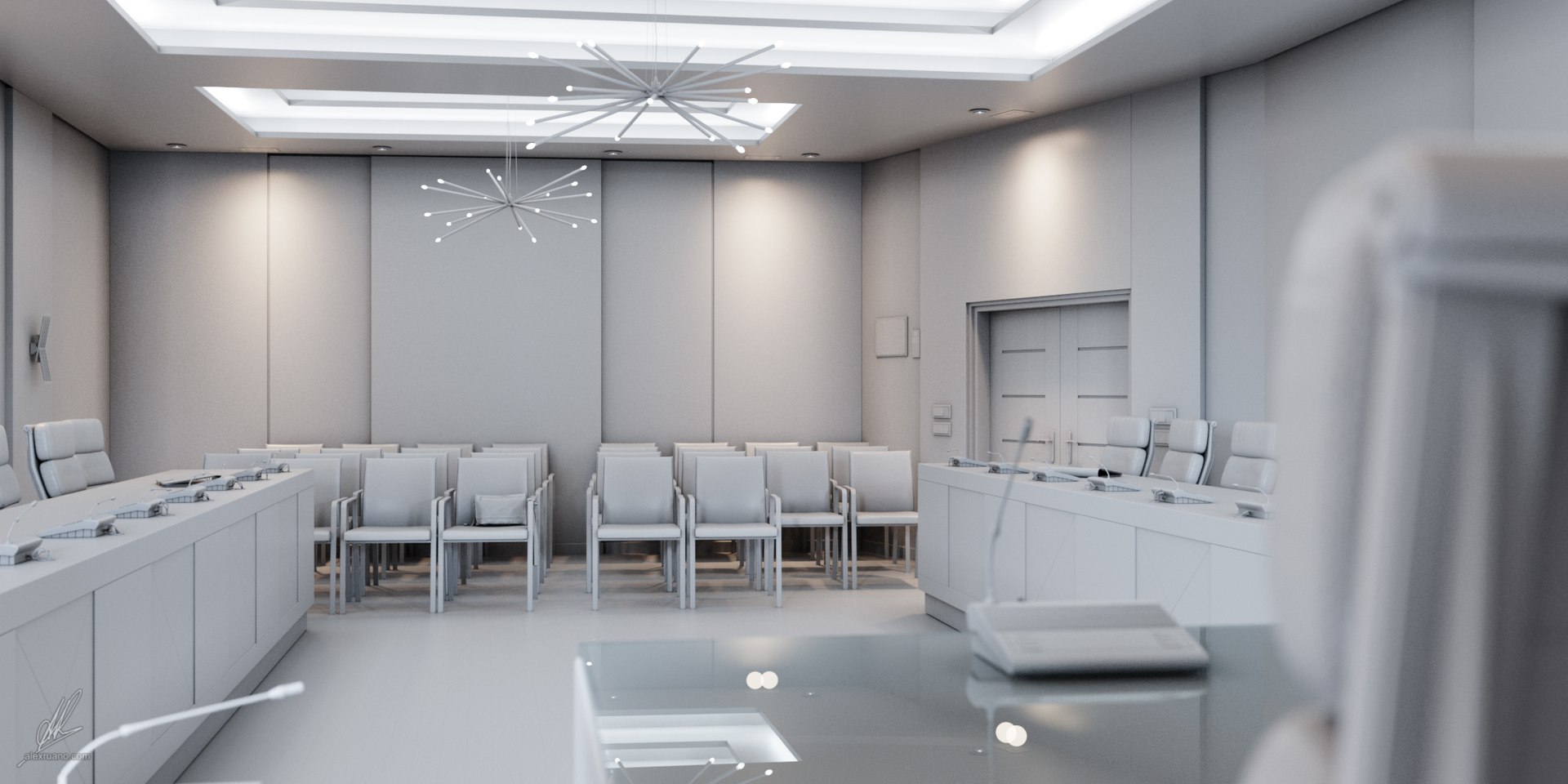 City Council Chamber Model - TurboSquid 1763138