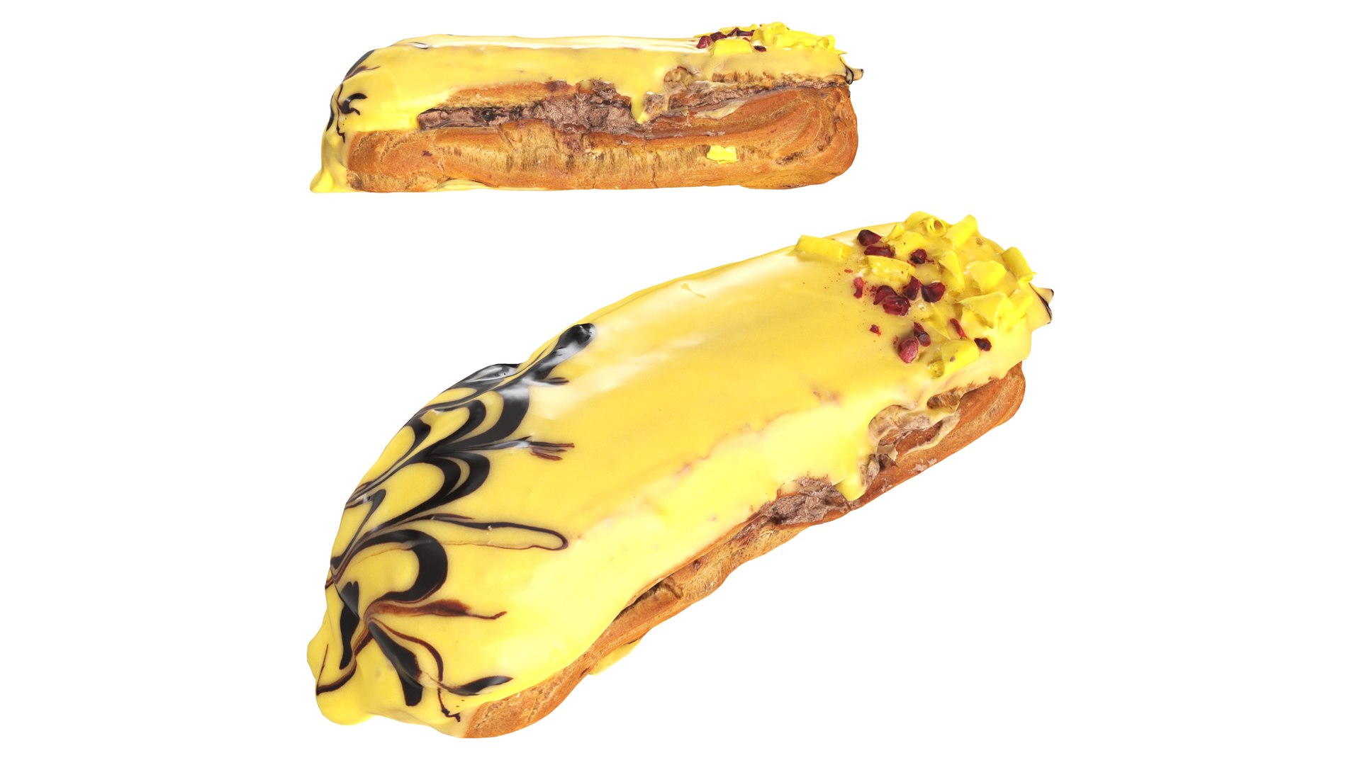 3D Model Banana Eclair - TurboSquid 2380510