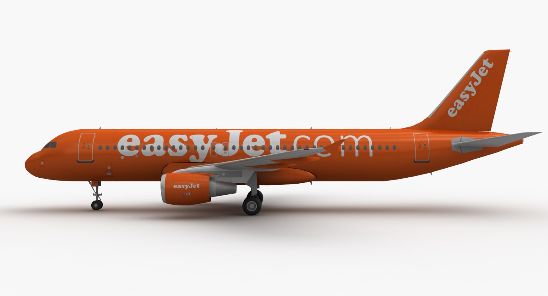 airbus a320 easyjet animation max