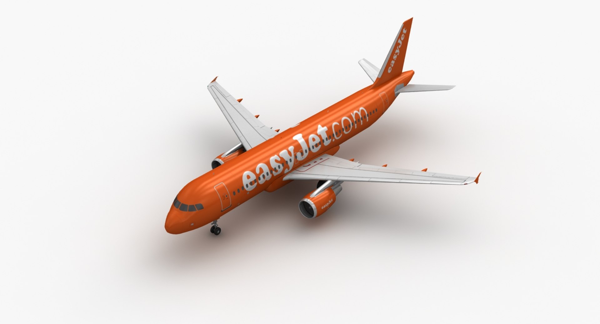 airbus a320 easyjet animation max