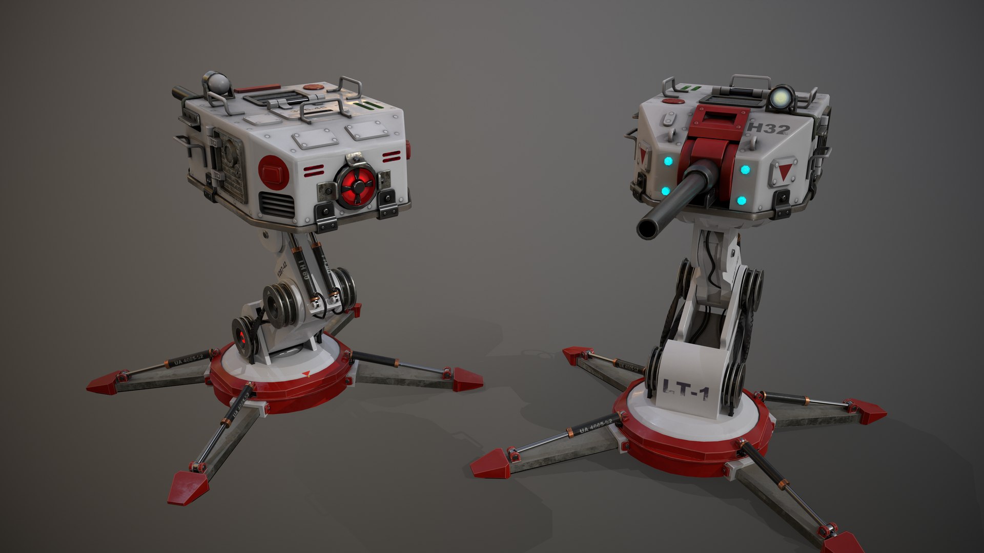 3D Turret Tower Defense - TurboSquid 1700980