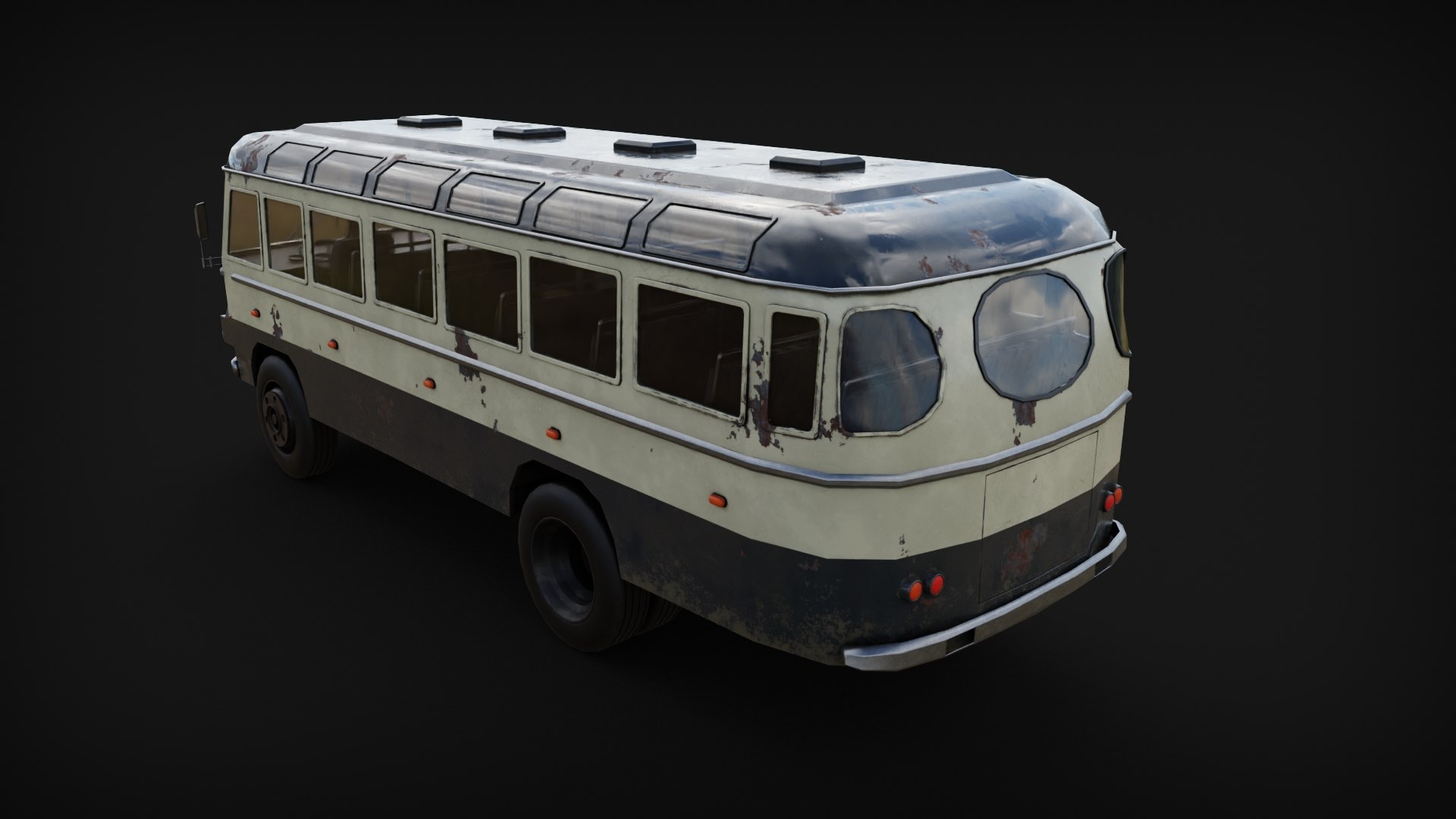 Old Soviet Era Bus Model - TurboSquid 2104214