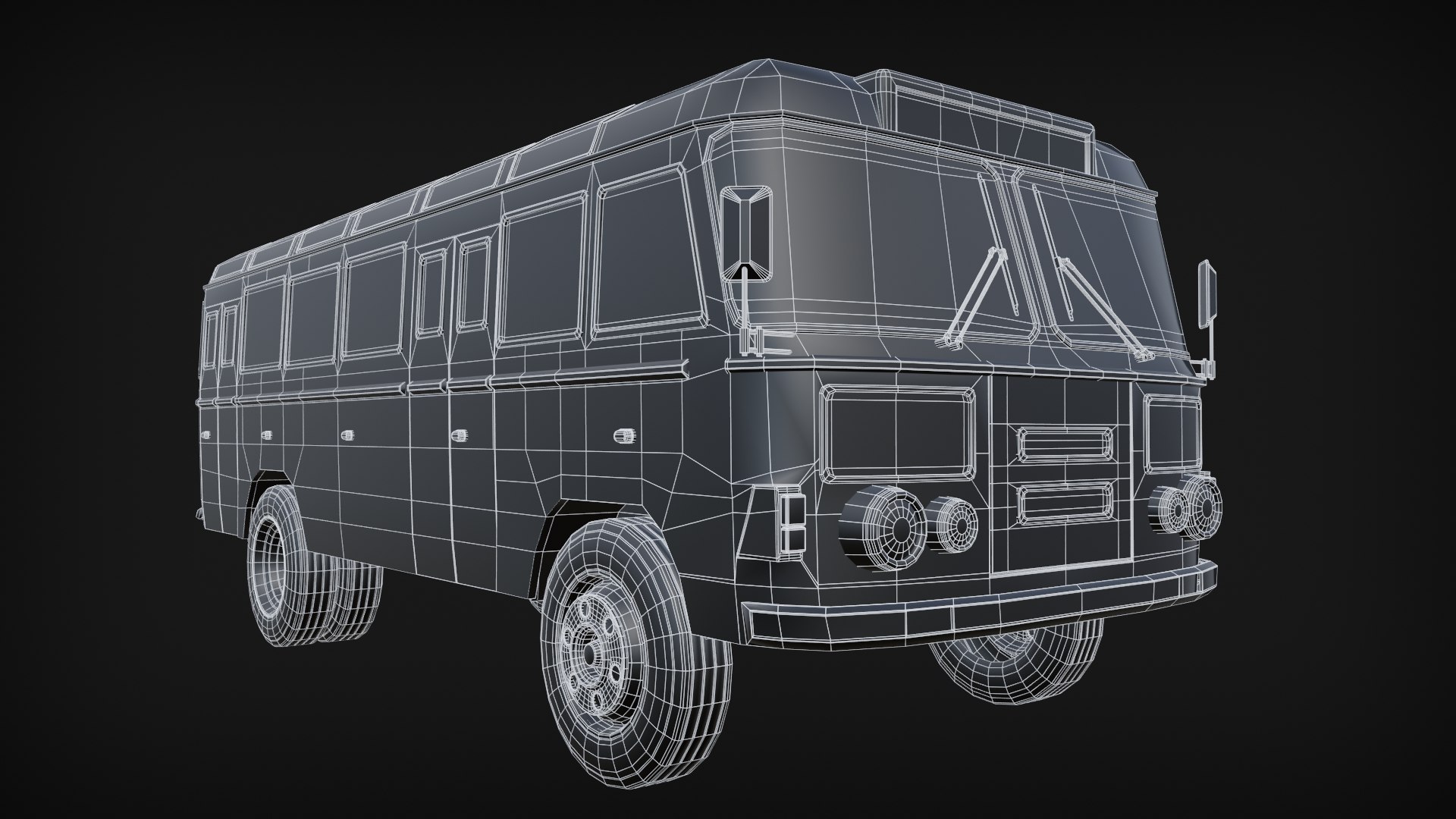 Old Soviet Era Bus Model - TurboSquid 2104214