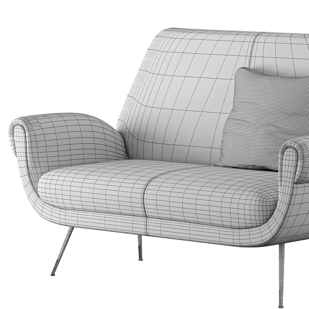 3D Albert Sofa By Minotti - TurboSquid 1947562