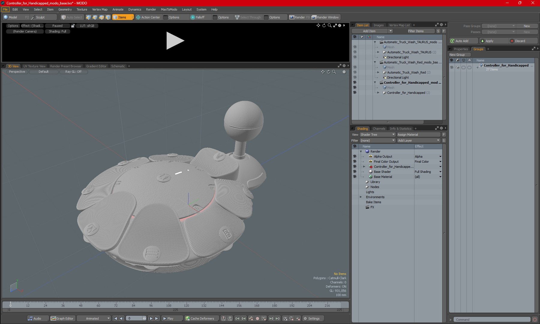 3D Controller For Handicapped - TurboSquid 2098127