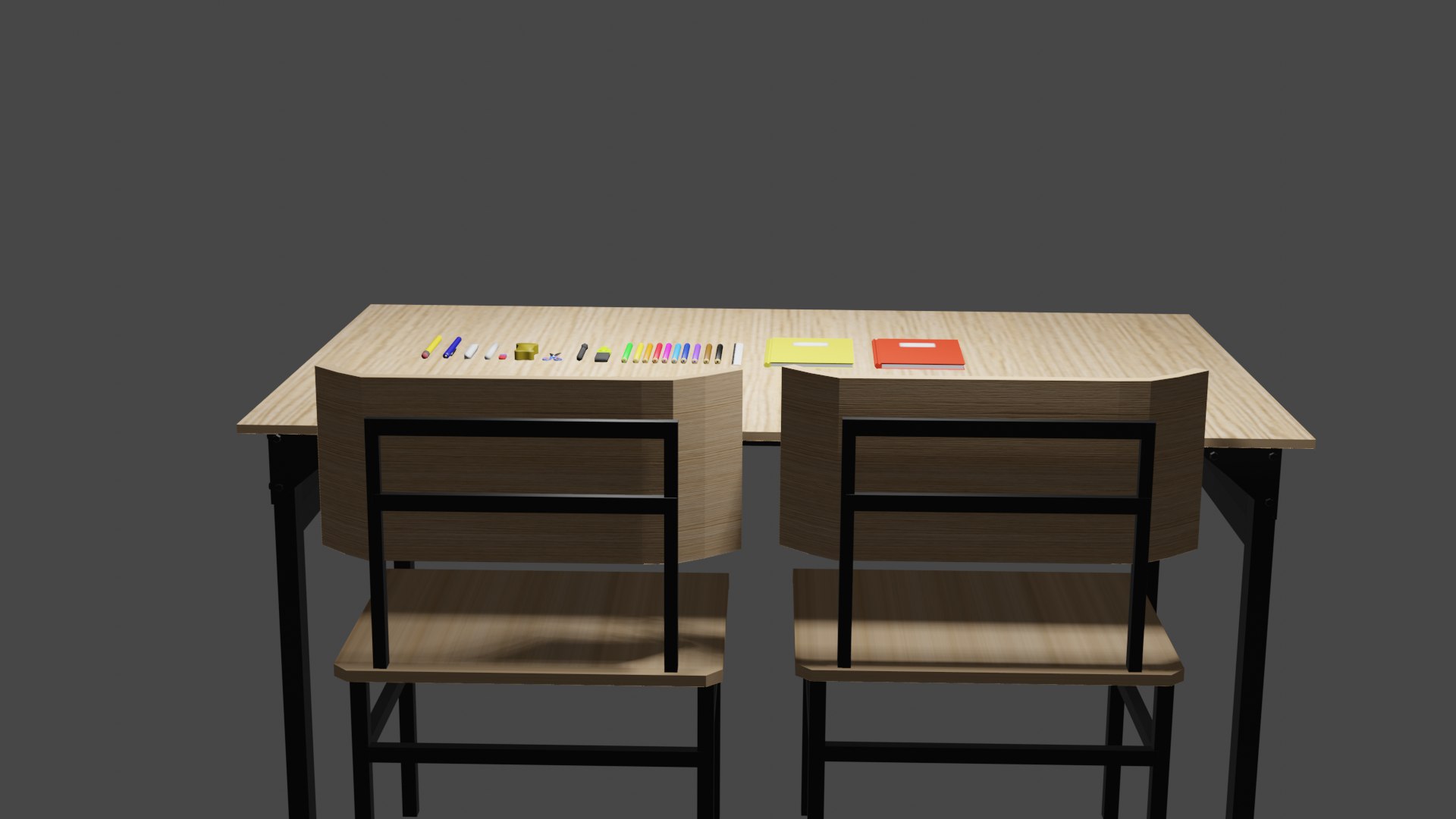 School Things 3D Model - TurboSquid 2023480