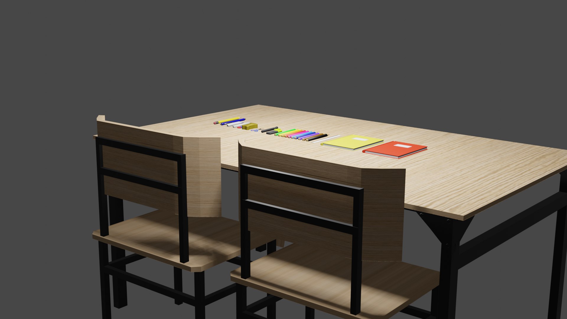 School Things 3D Model - TurboSquid 2023480