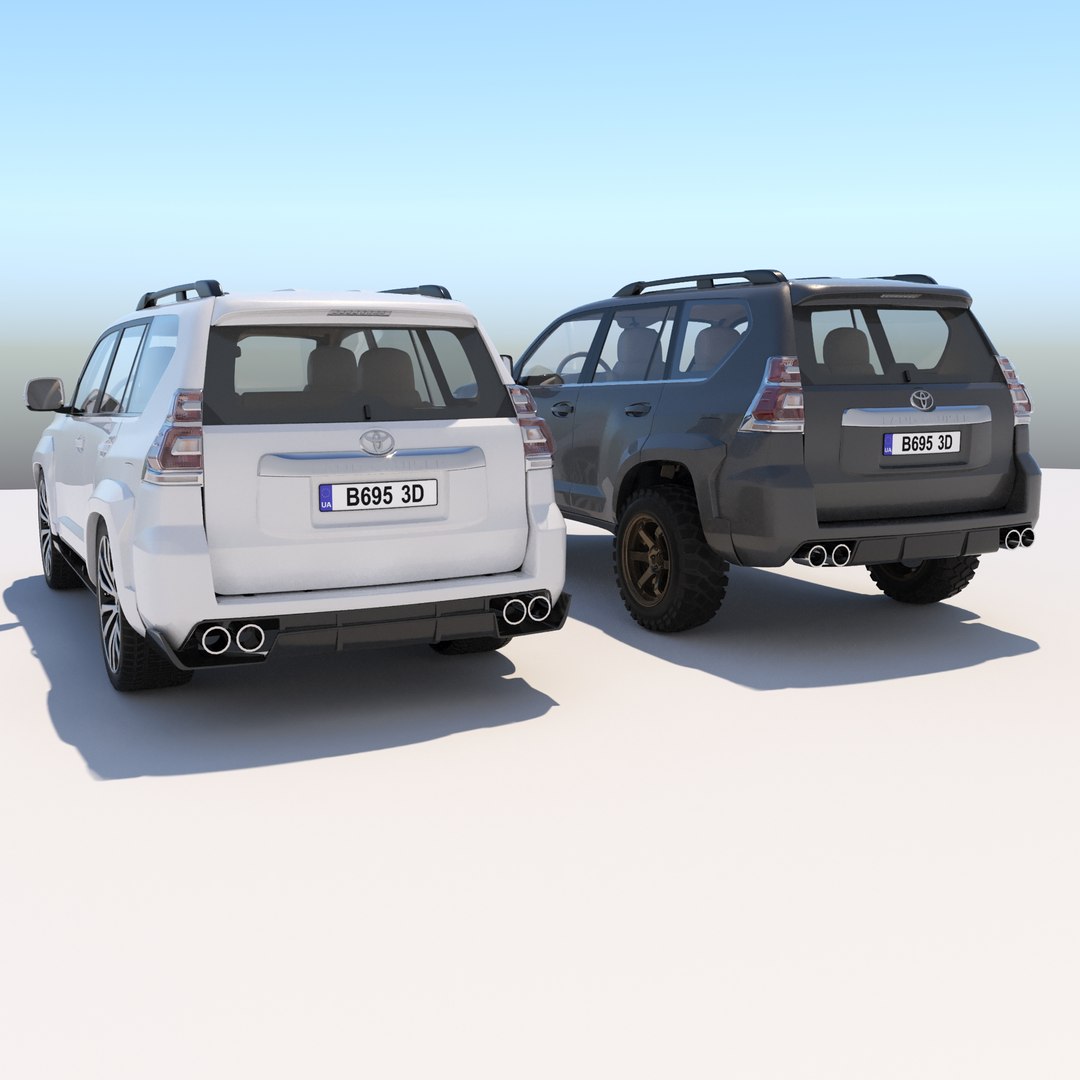 3D Land Cruiser Prado 2020 Tuning Set - TurboSquid 1885671