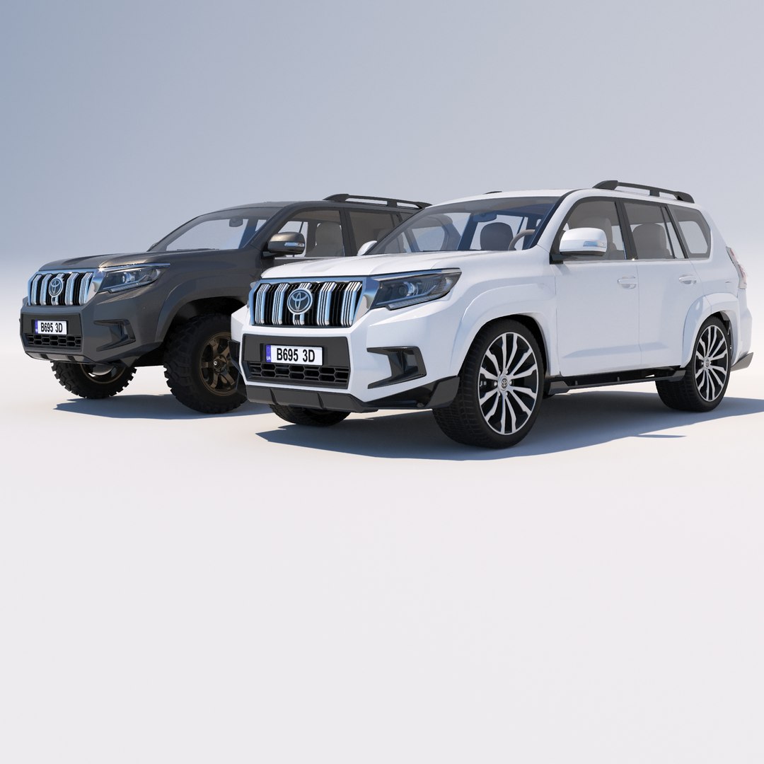 3D Land Cruiser Prado 2020 Tuning Set - TurboSquid 1885671