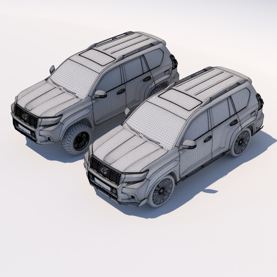 3D Land Cruiser Prado 2020 Tuning Set - TurboSquid 1885671
