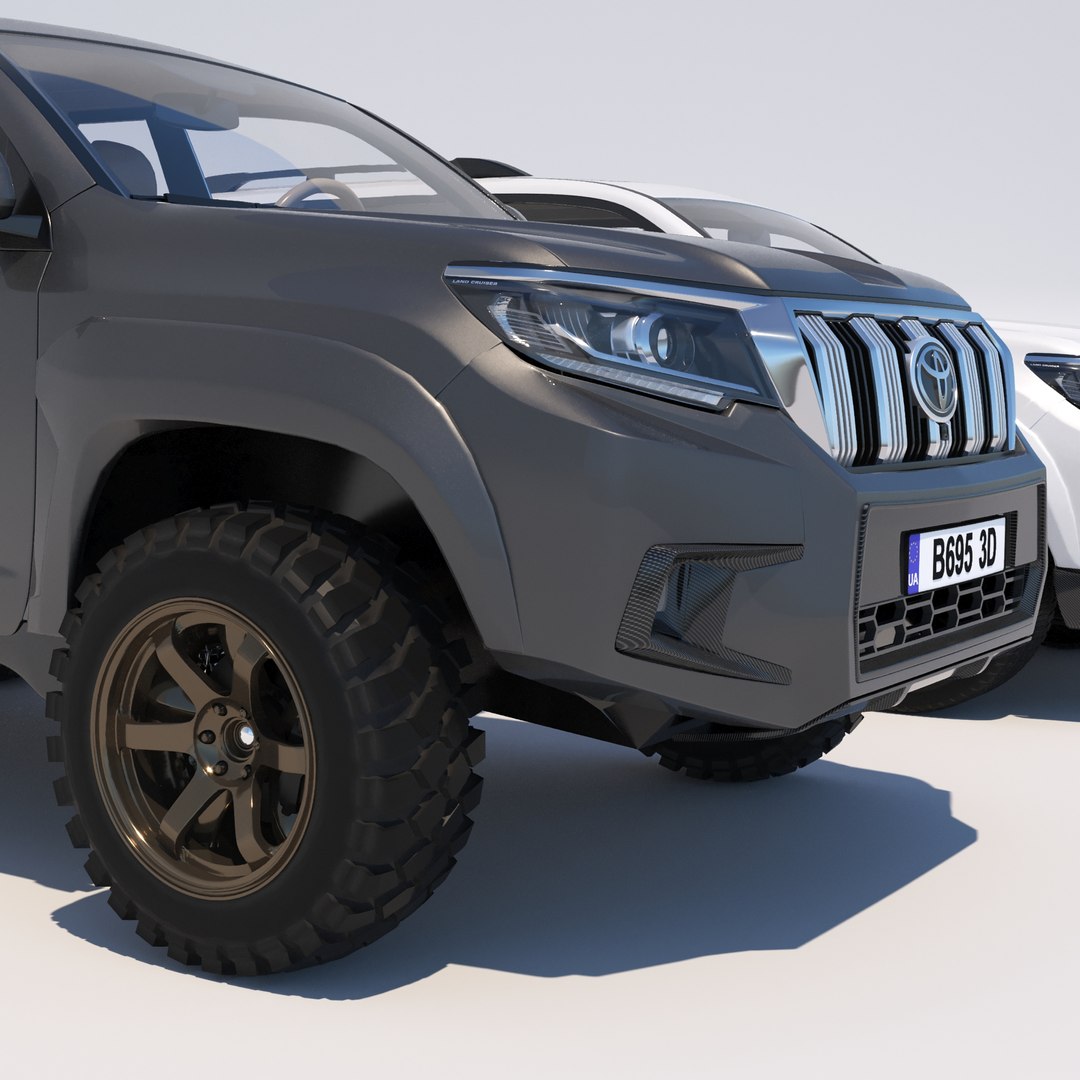 3D Land Cruiser Prado 2020 Tuning Set - TurboSquid 1885671