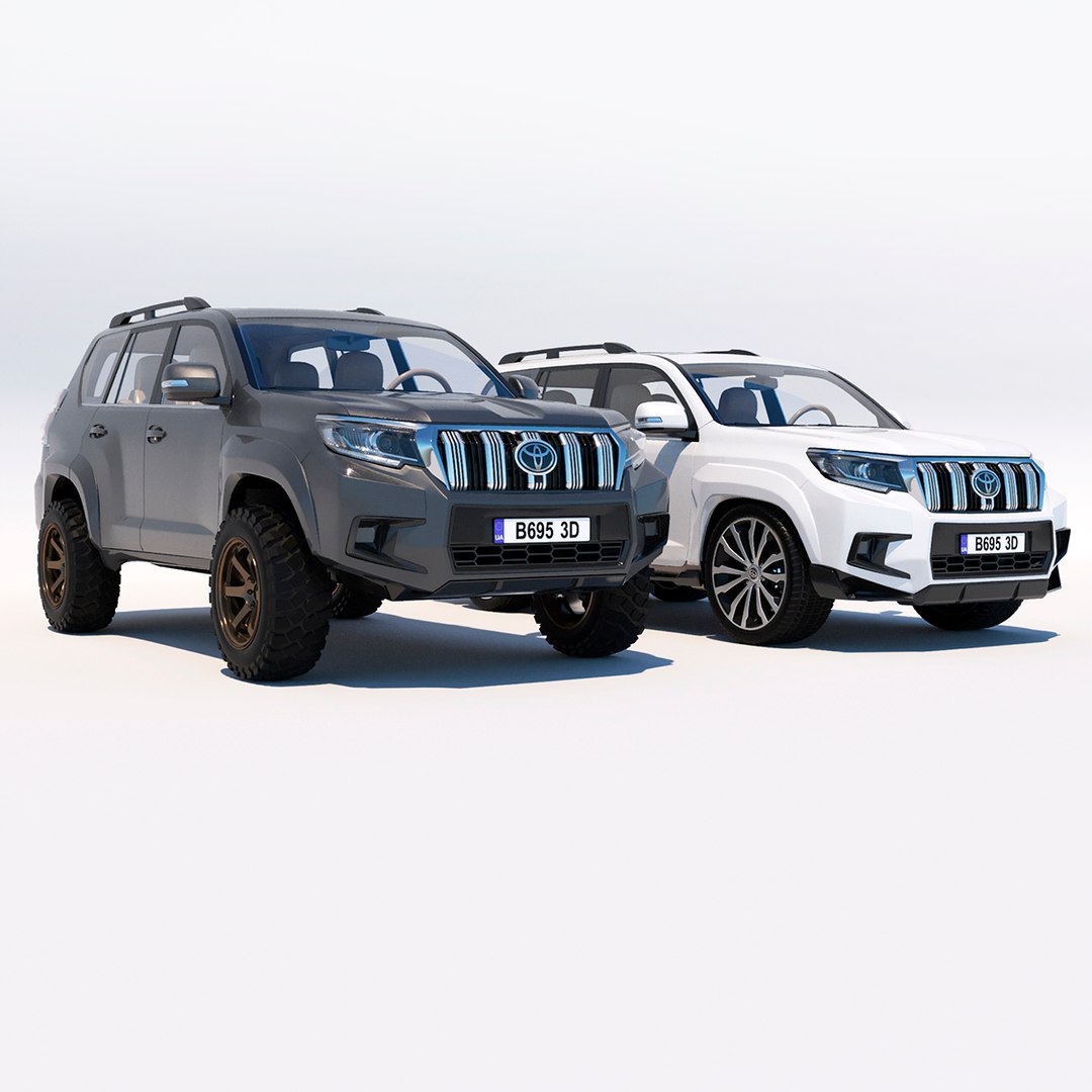 3D Land Cruiser Prado 2020 Tuning Set - TurboSquid 1885671