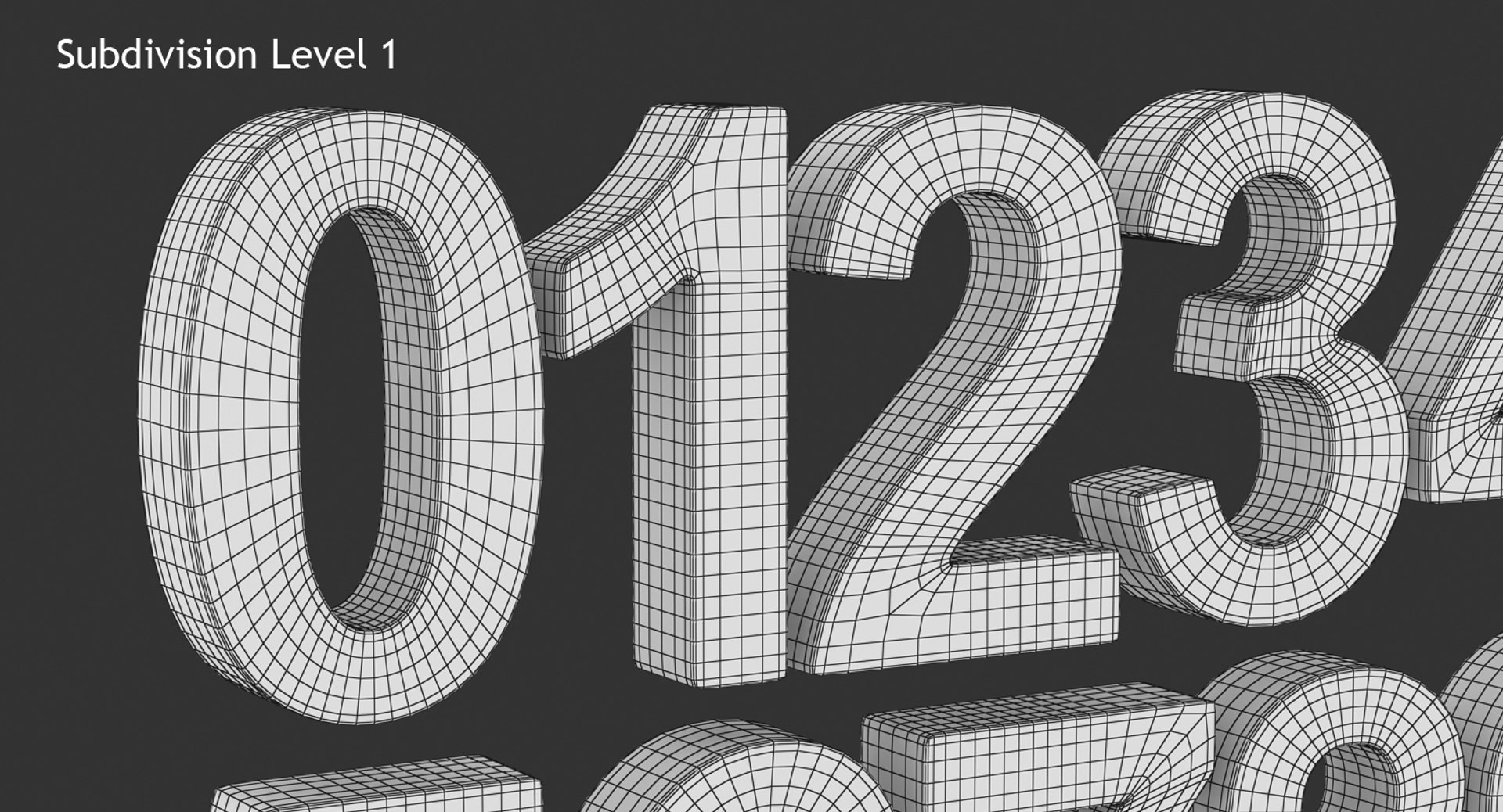 3d Model Number Symbol