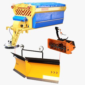 Download Free & Premium Snow Blower 3D Models | TurboSquid