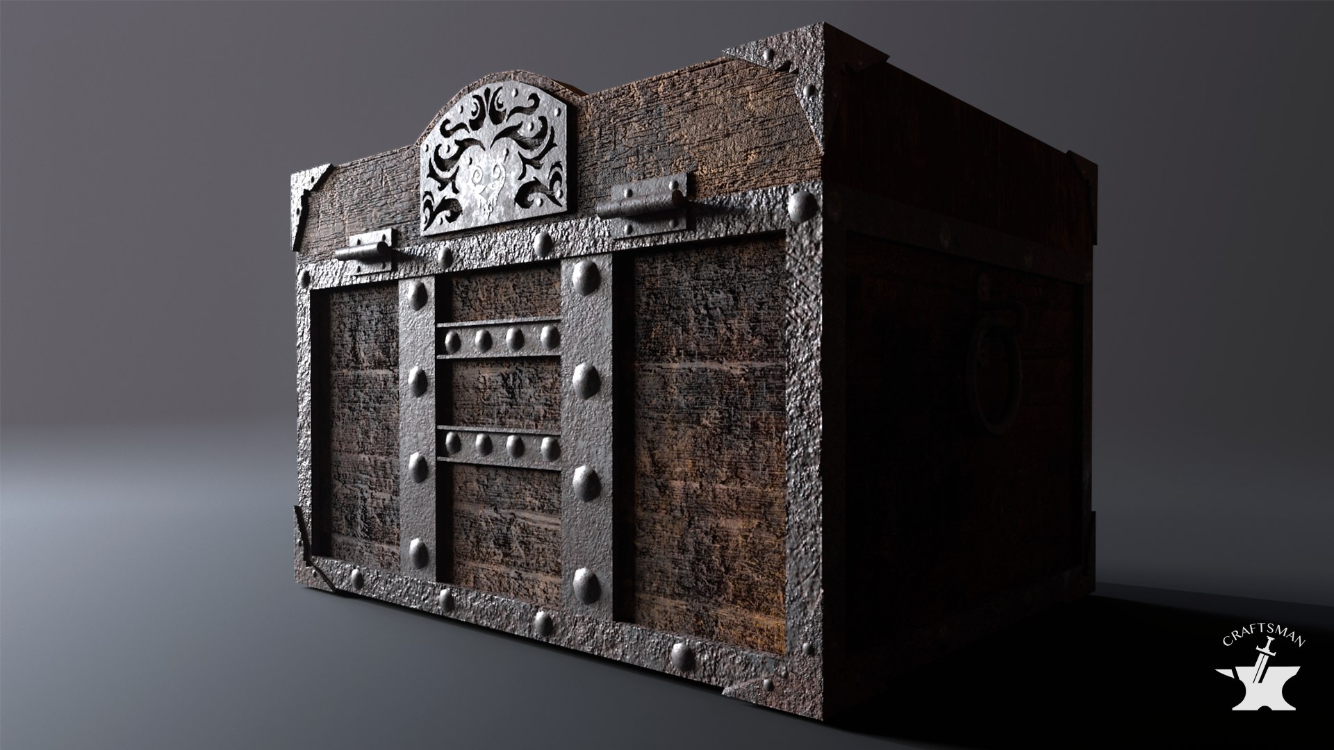 3D Medieval Chest - TurboSquid 2043966