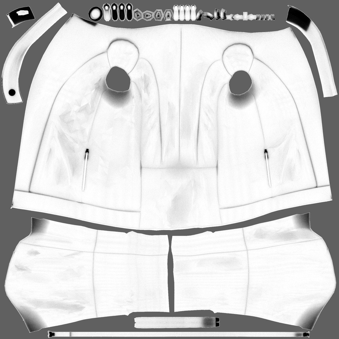 3D Fashion Biker Jacket Model - TurboSquid 1728451