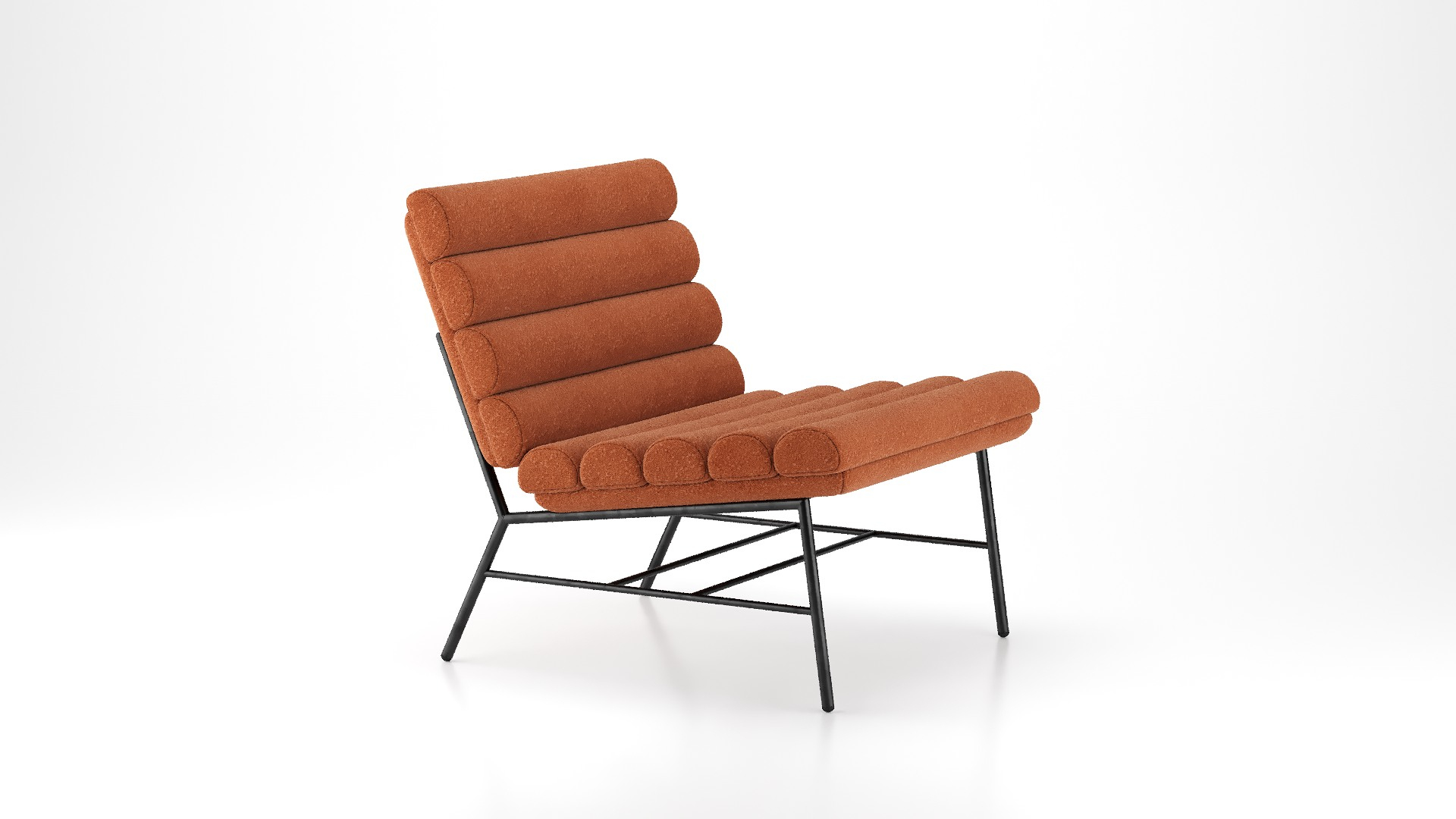 3D Pan Flute Armchair By Saba Italia Model - TurboSquid 2177180