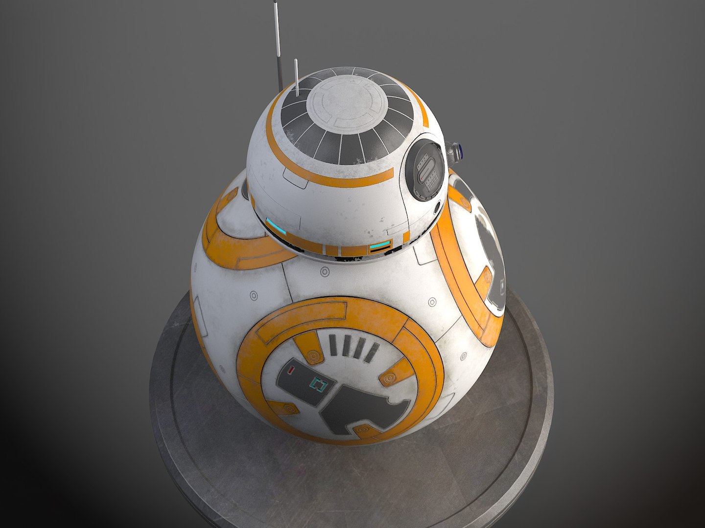 Star Wars Droid 3d Model