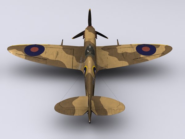 supermarine spitfire fighter 145 3d 3ds