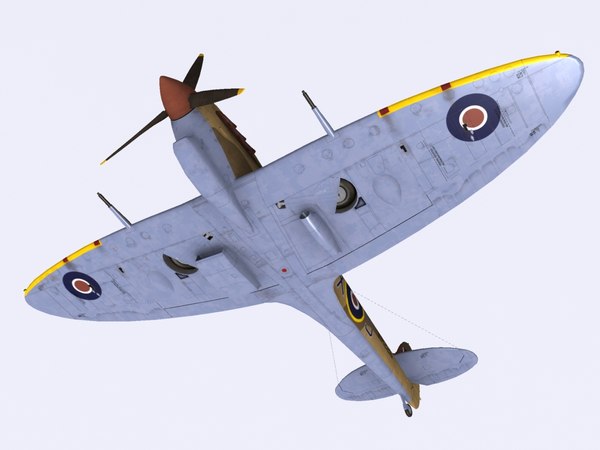supermarine spitfire fighter 145 3d 3ds