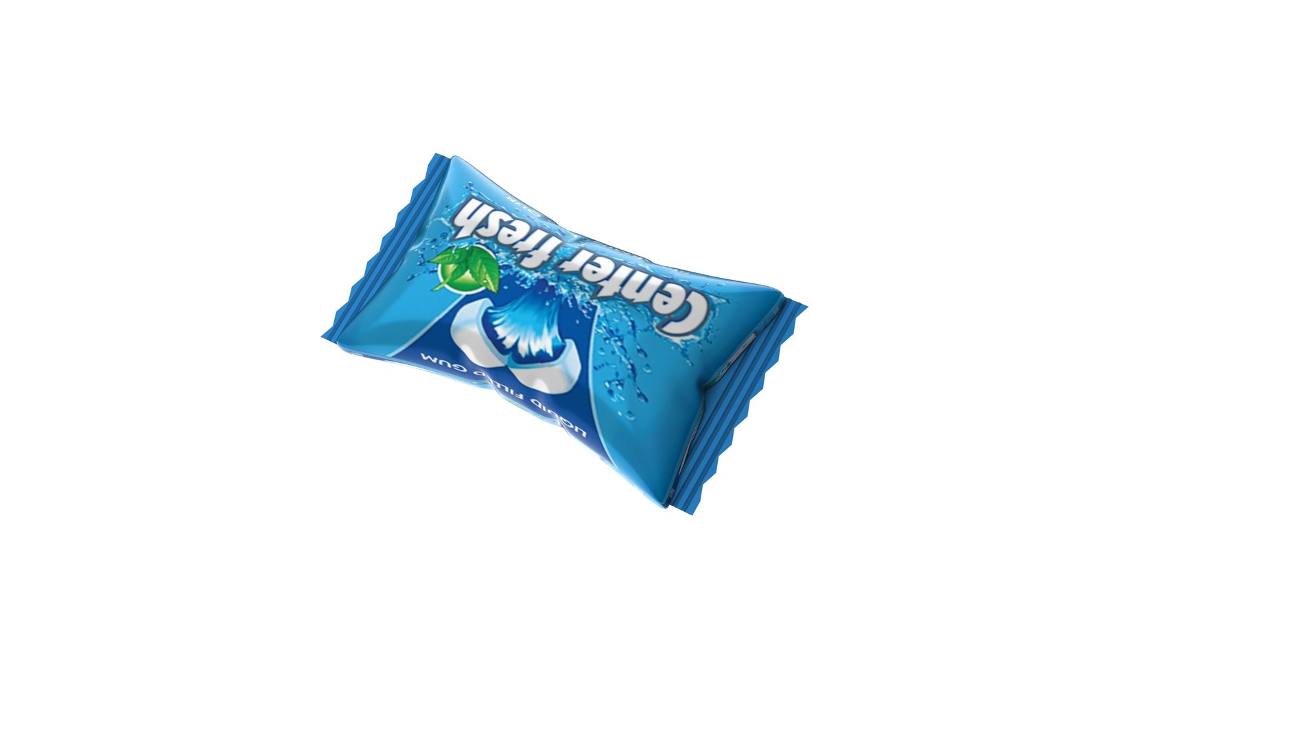 3D Center Fresh Candy Wrapper Model - TurboSquid 2410409