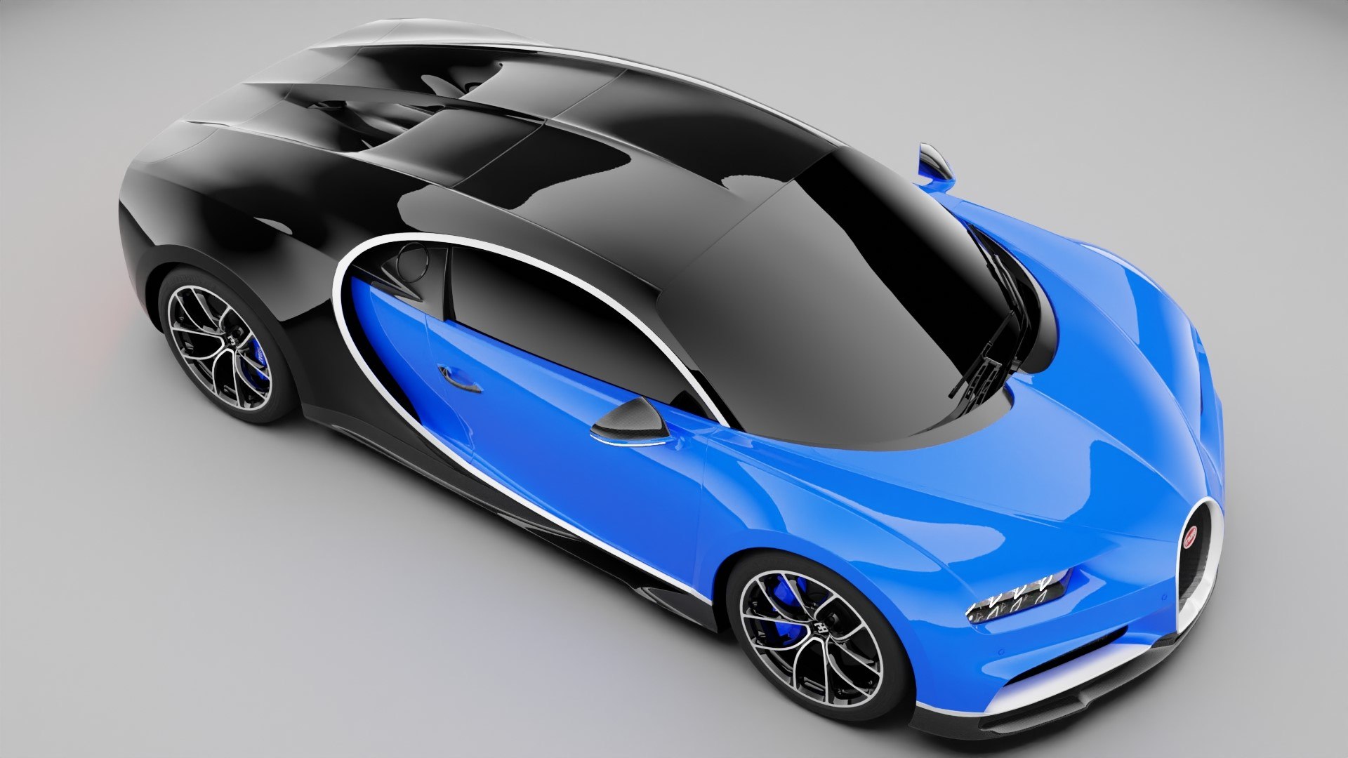 3D Model Bugatti Chiron 2017 HQ Interior Exterior - TurboSquid 2375733