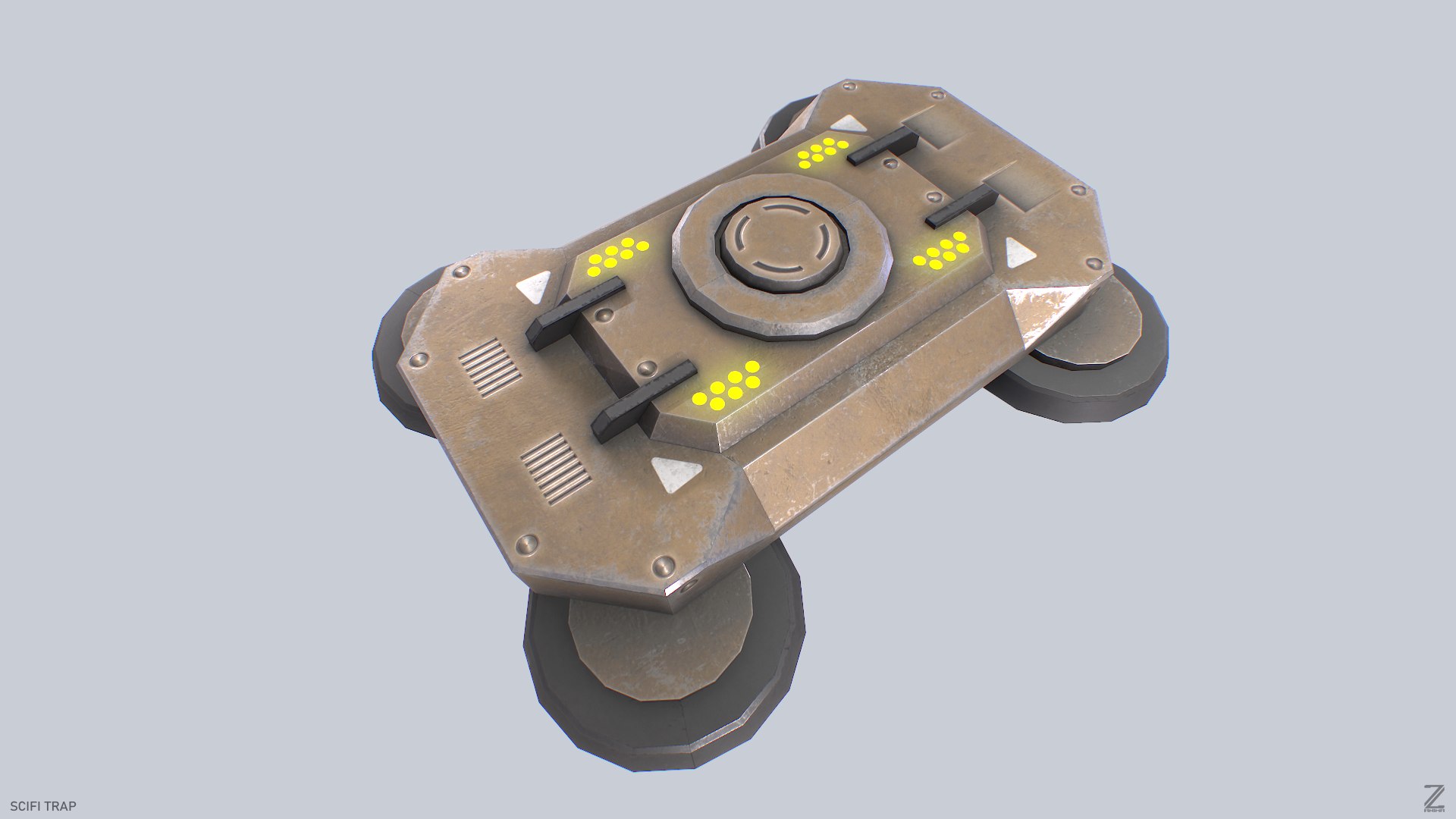 3D Sci Fi Trap - TurboSquid 2220416