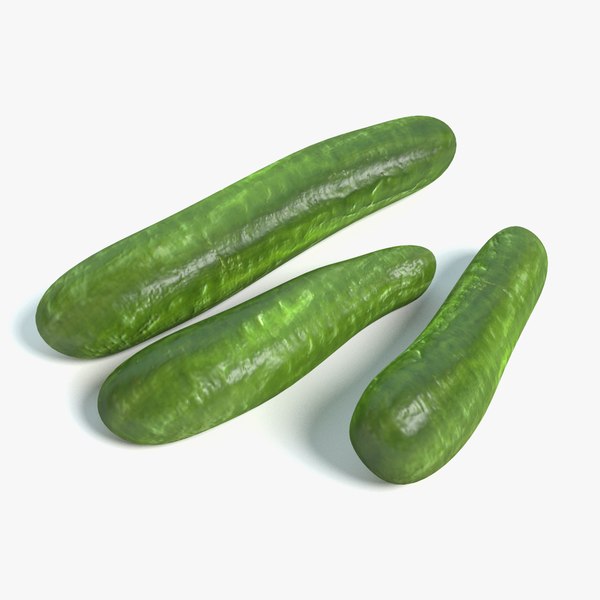 3d model cucumbers